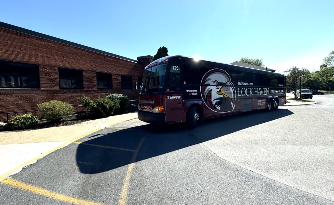 Lock Haven Athletics reveals branded bus in continued partnership with ...